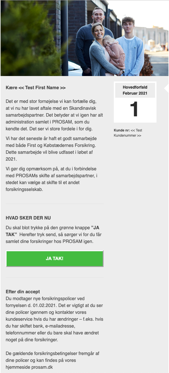 Intra – Vigtig information police – PROSAM